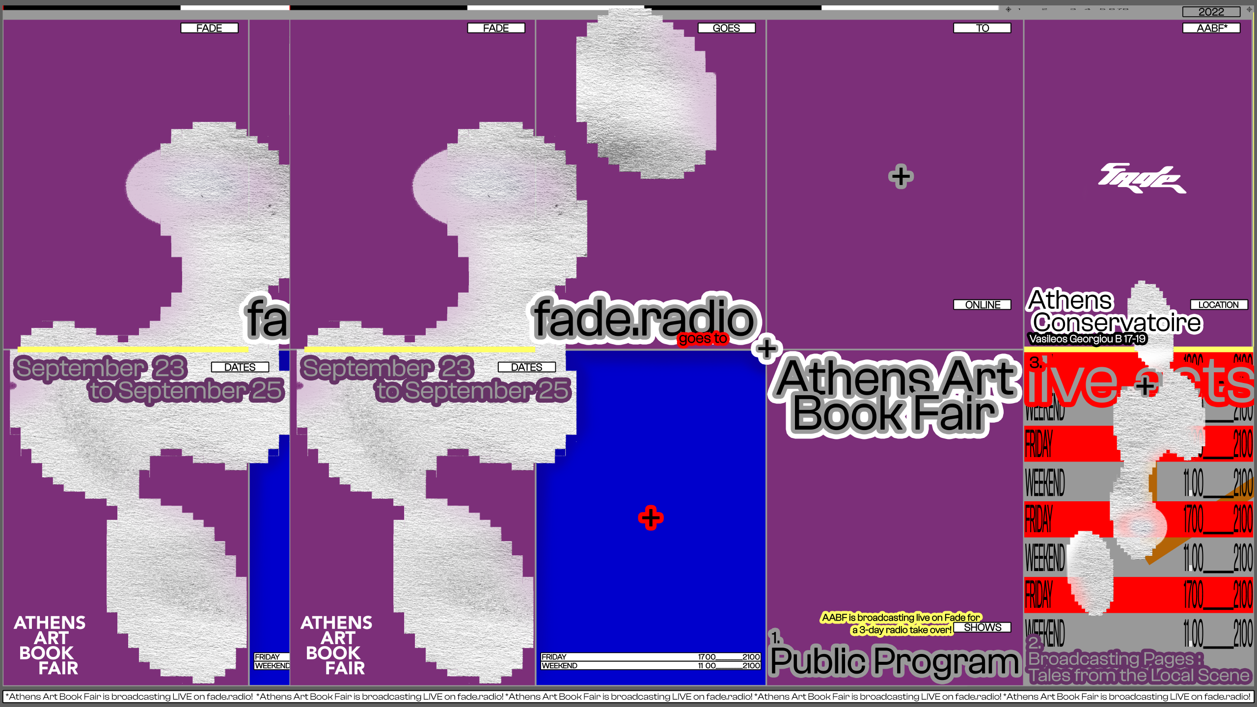 AABF ft FADE RADIO – Athens Art Book Fair